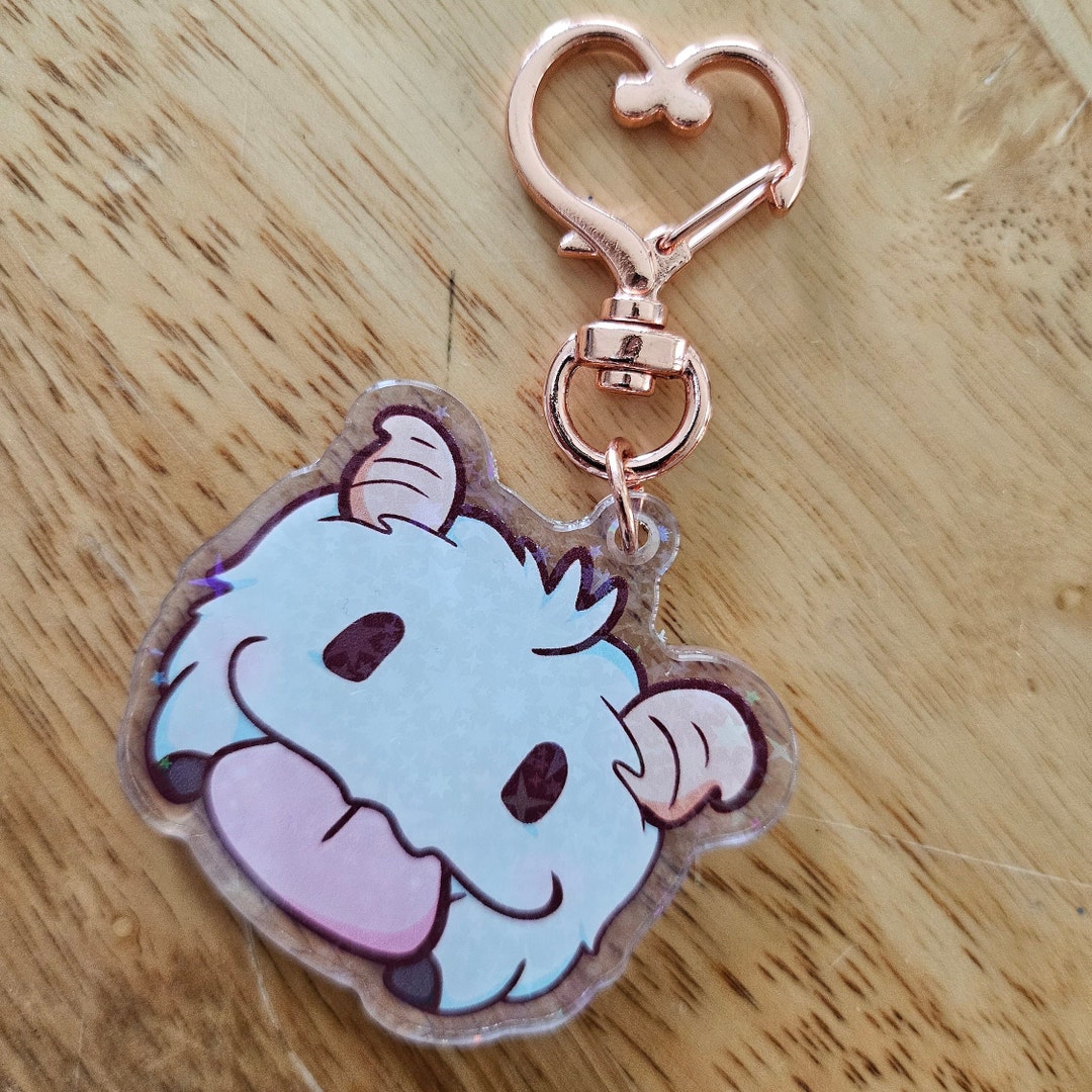 LEAGUE OF LEGENDS Poro Cute Holographic Acrylic Keychain 1pc - Etsy