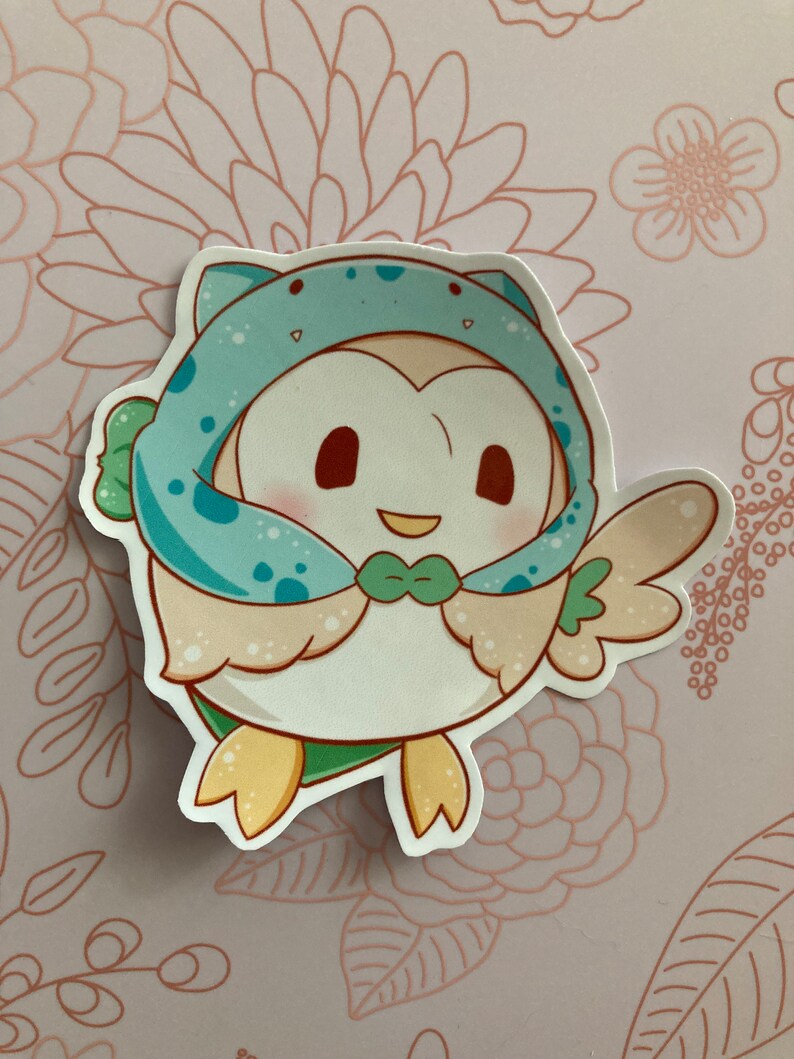 POKEMON Rowlet GEN 1 CUTE Starter Holographic/non-holographic - Etsy