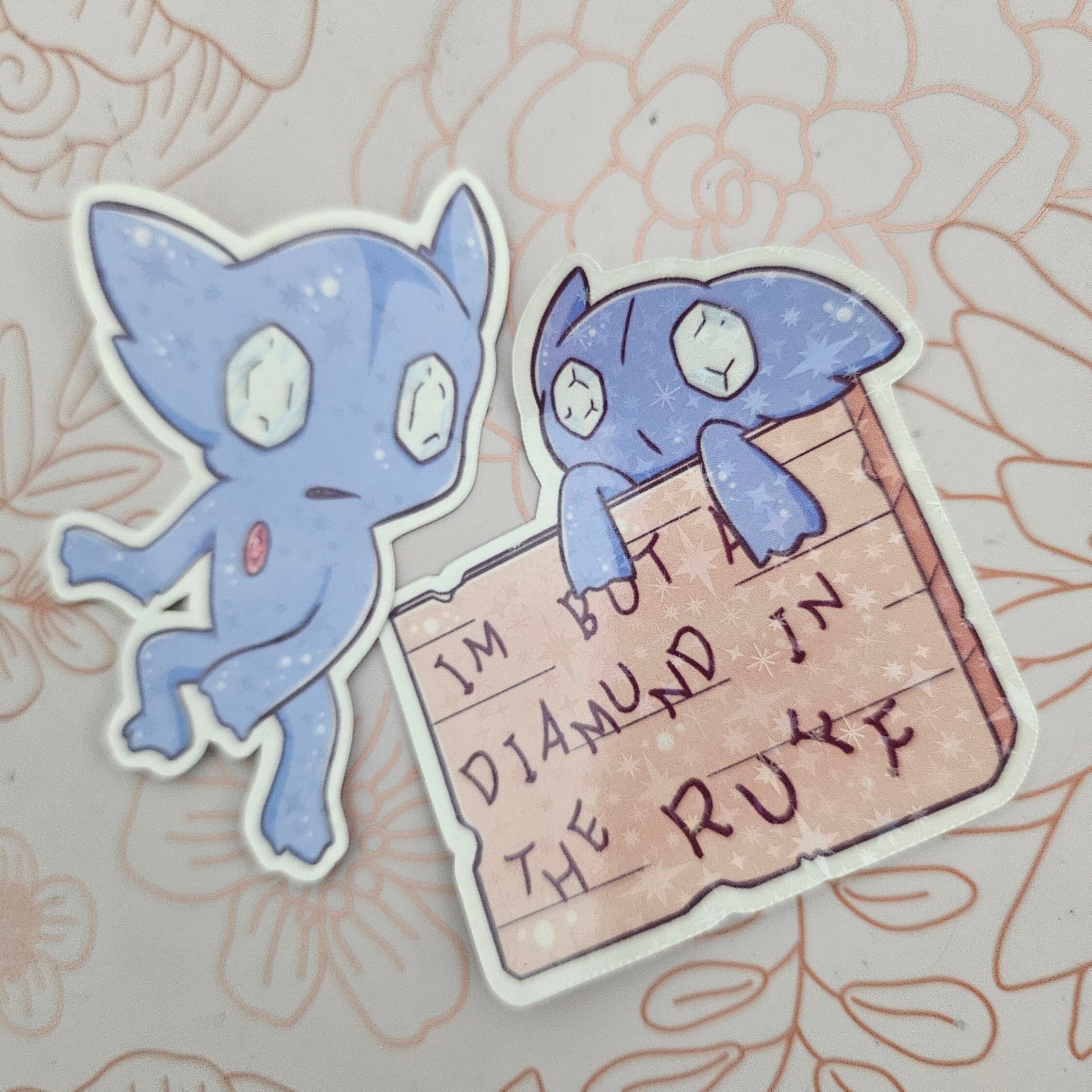 POKEMON Sableye Diamond in the Rough Cute Die-cut Holographic/non ...