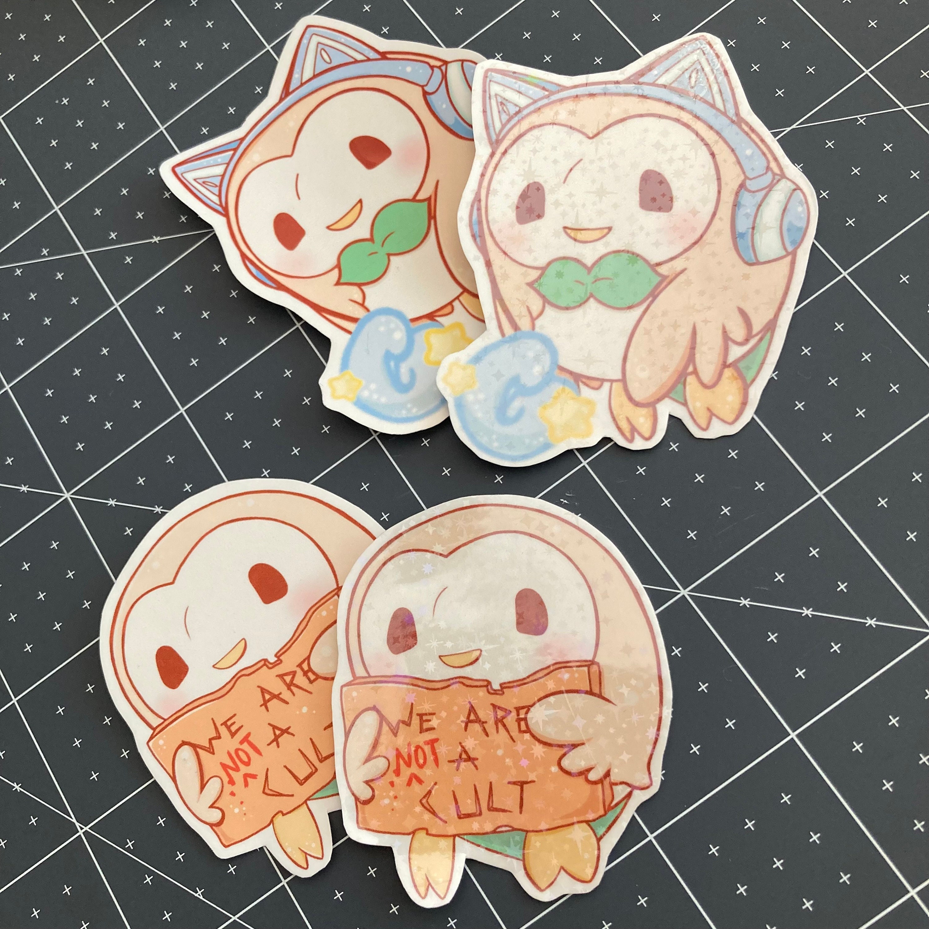 ROWLET Dapper Boi Gills4thrills Twitch Streamer Edition Holographic/non ...