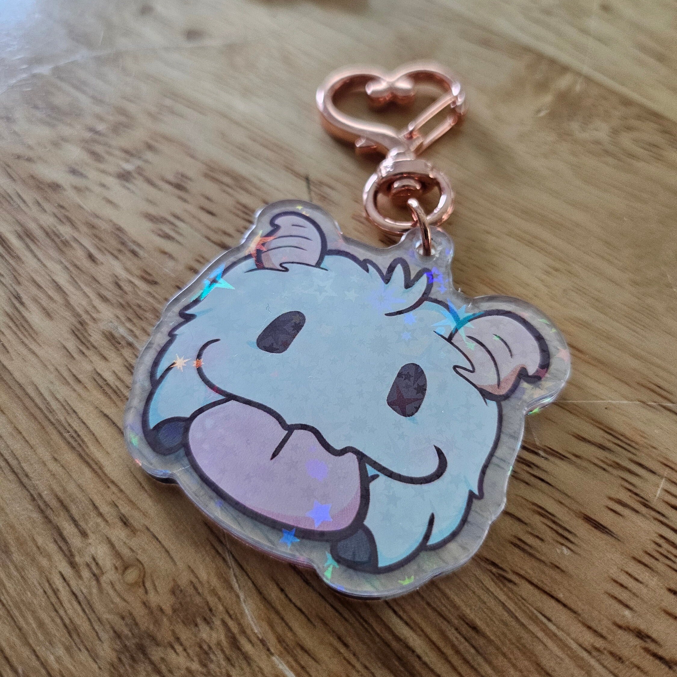 LEAGUE OF LEGENDS Poro Cute Holographic Acrylic Keychain 1pc - Etsy