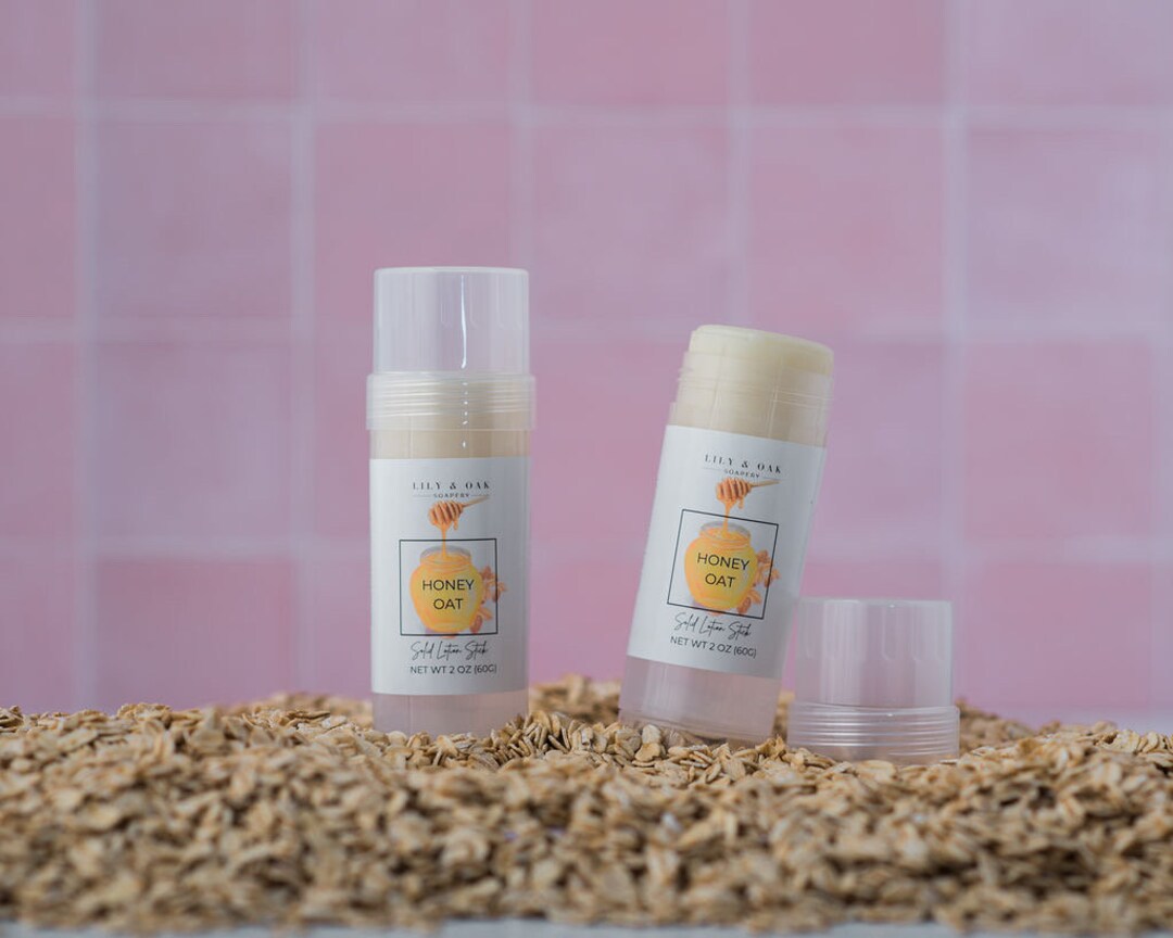 Oatmeal Milk And Honey Lotion Bar Solid Lotion Bar Body Lotion Solid Lotion Stick Etsy