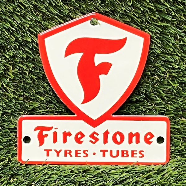 Firestone Tire Sign - Etsy