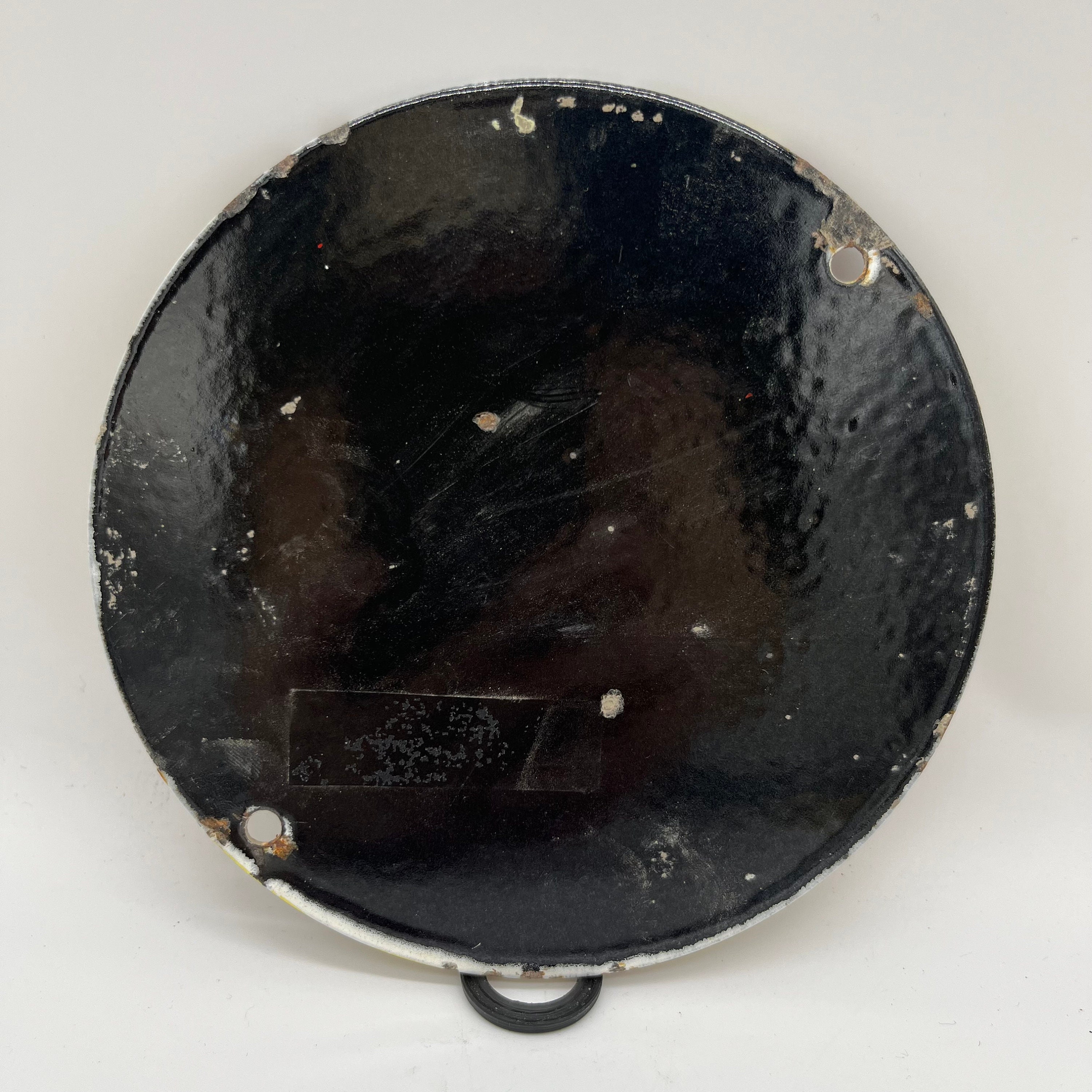 Vintage Porcelain Sign Lay or Bust Poultry Feed Company Metal Enamel ...