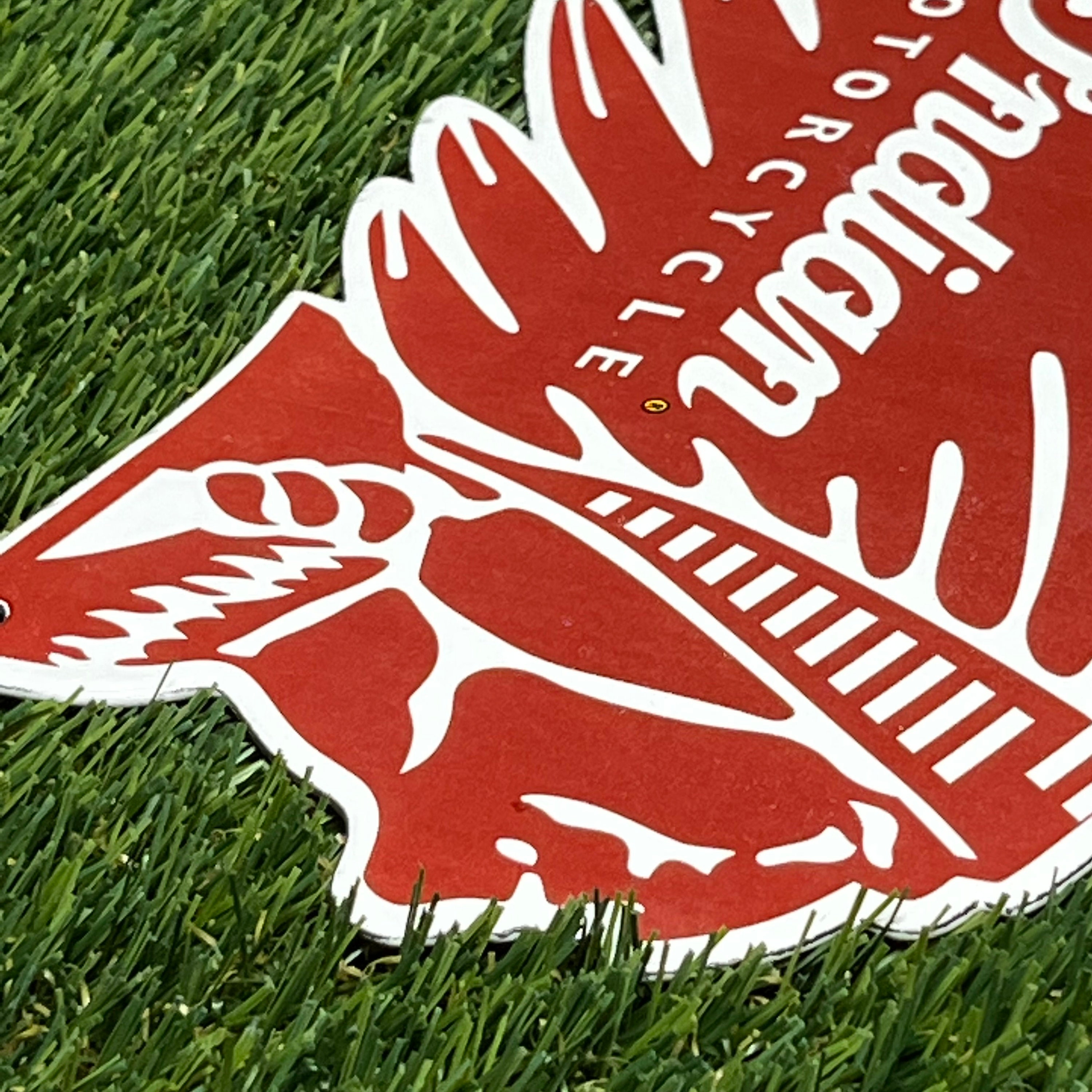 Vintage Porcelain Sign Indian Motorcycle Indian Chief Metal Enamel Gas ...