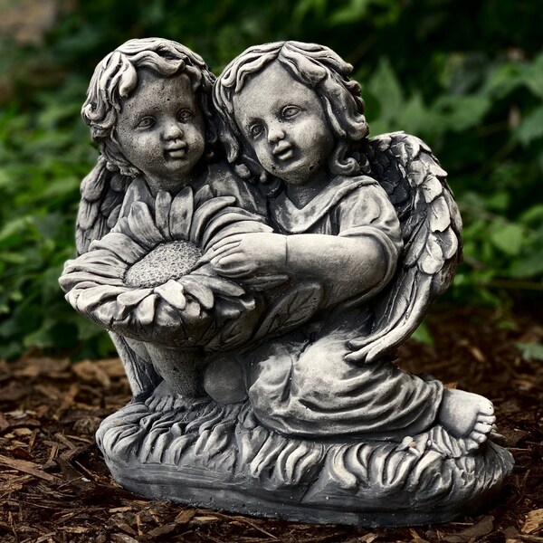 Cute Angels Statue - Etsy