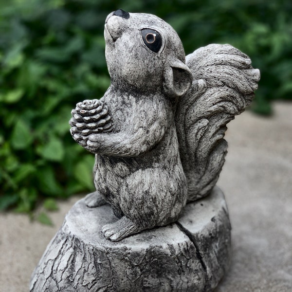 Squirrel Statue Outdoor - Etsy