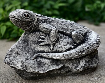 Concrete Lizard Art - Etsy