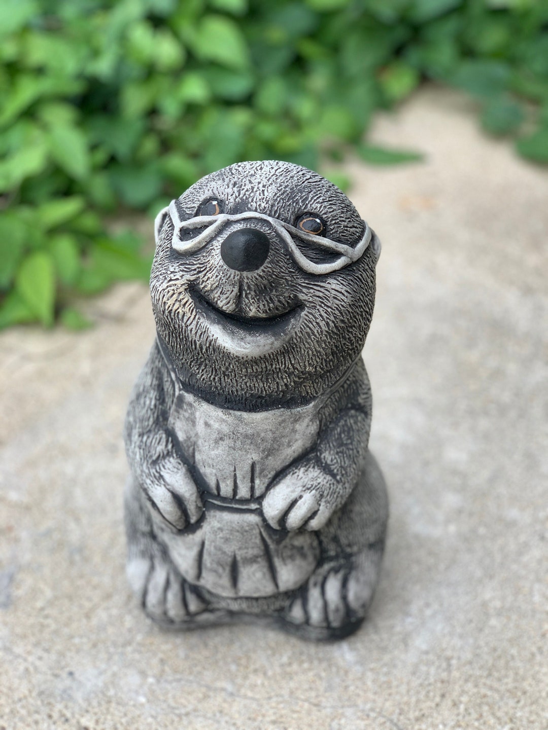 Stone Mother Mole Figurine Concrete Mole Statue Outdoor Animal - Etsy