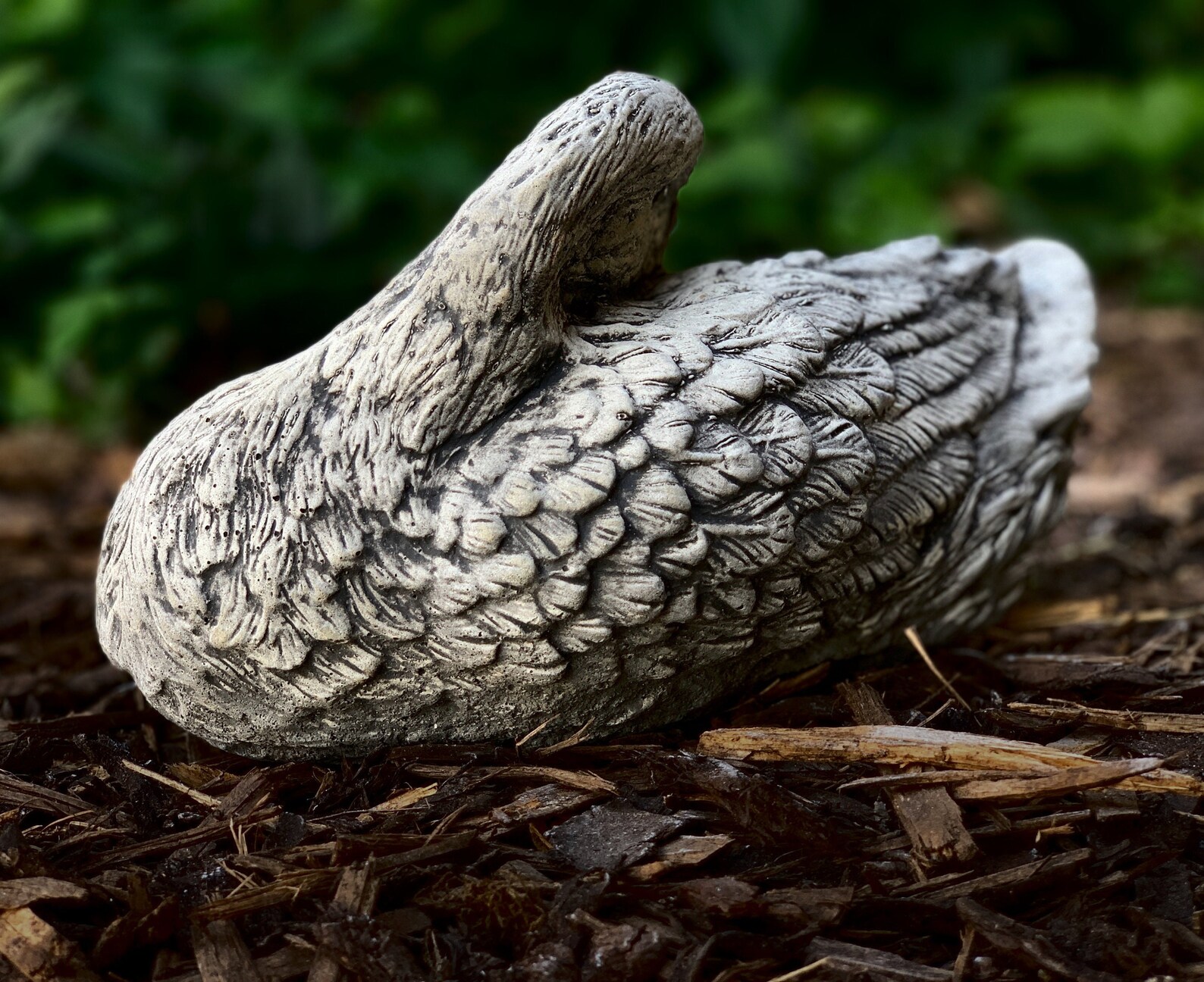 Goose Garden Sculpture Vintage Goose Figurine Concrete Goose - Etsy