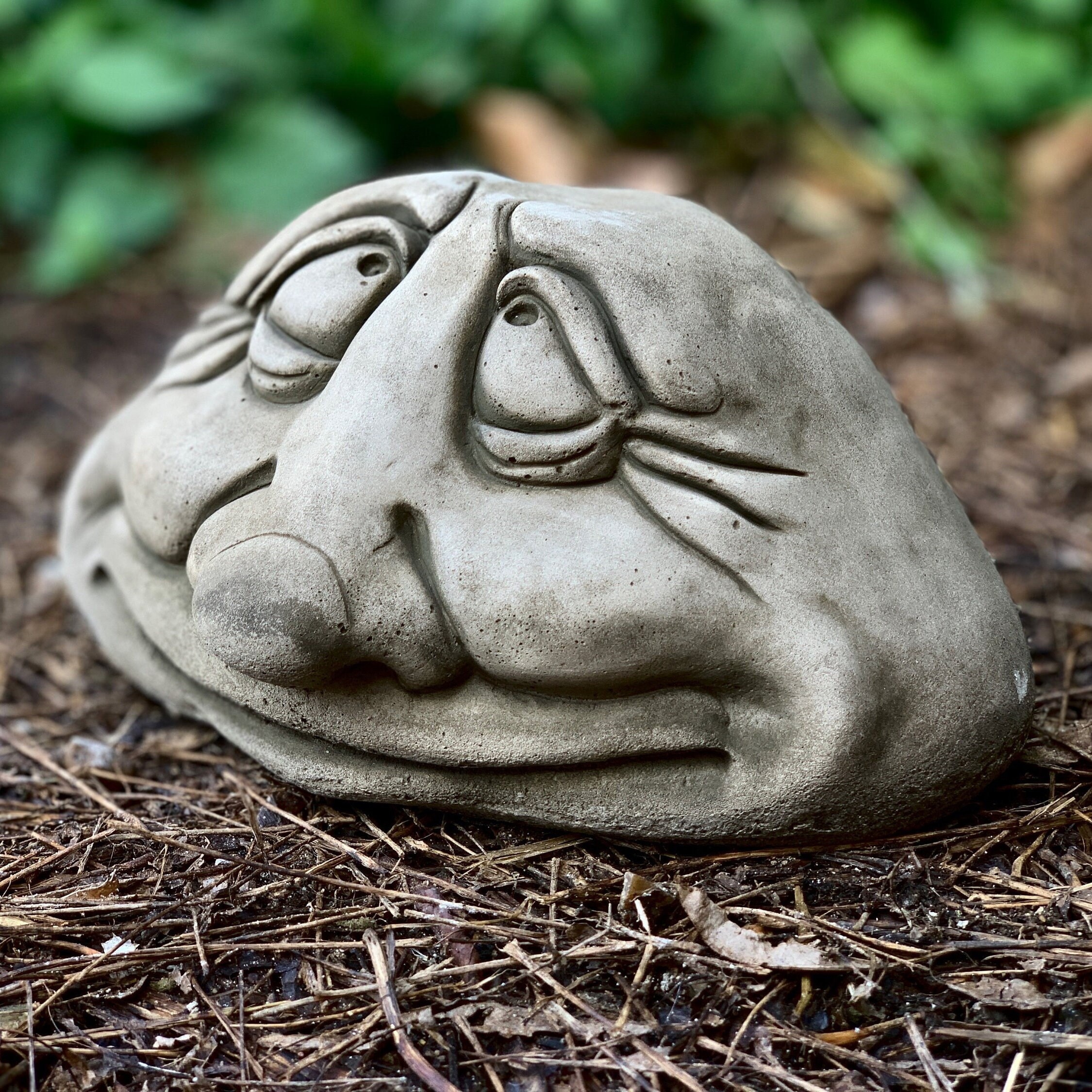 Abstract Stone Faces