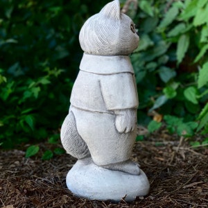 Cat Statue for Home Stone Garden Cat Statue Pet Garden Statue - Etsy