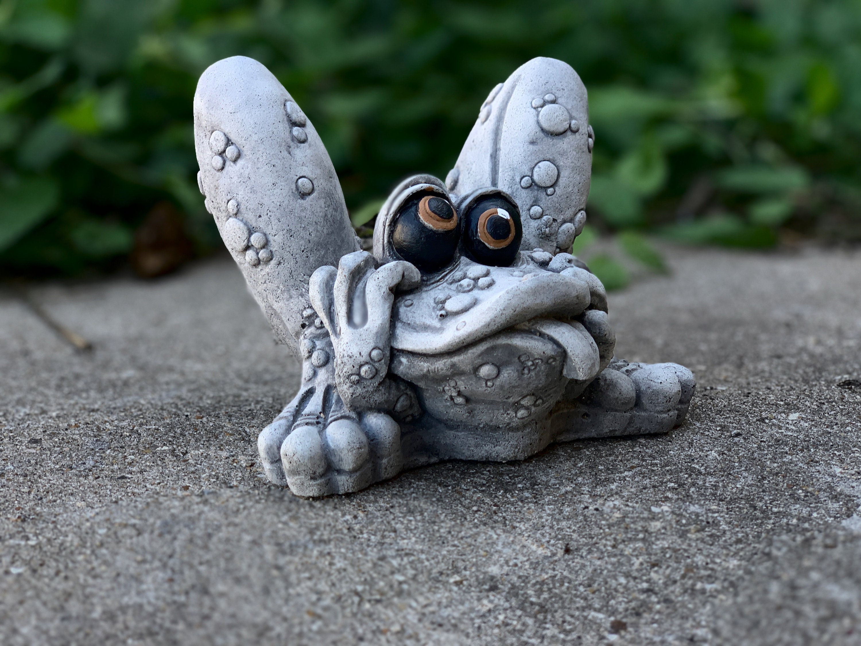Concrete Frog Statue