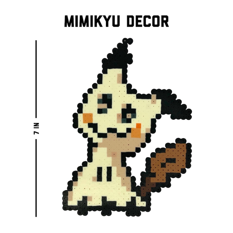Mimikyu Pokémon Pixel Art - Etsy España