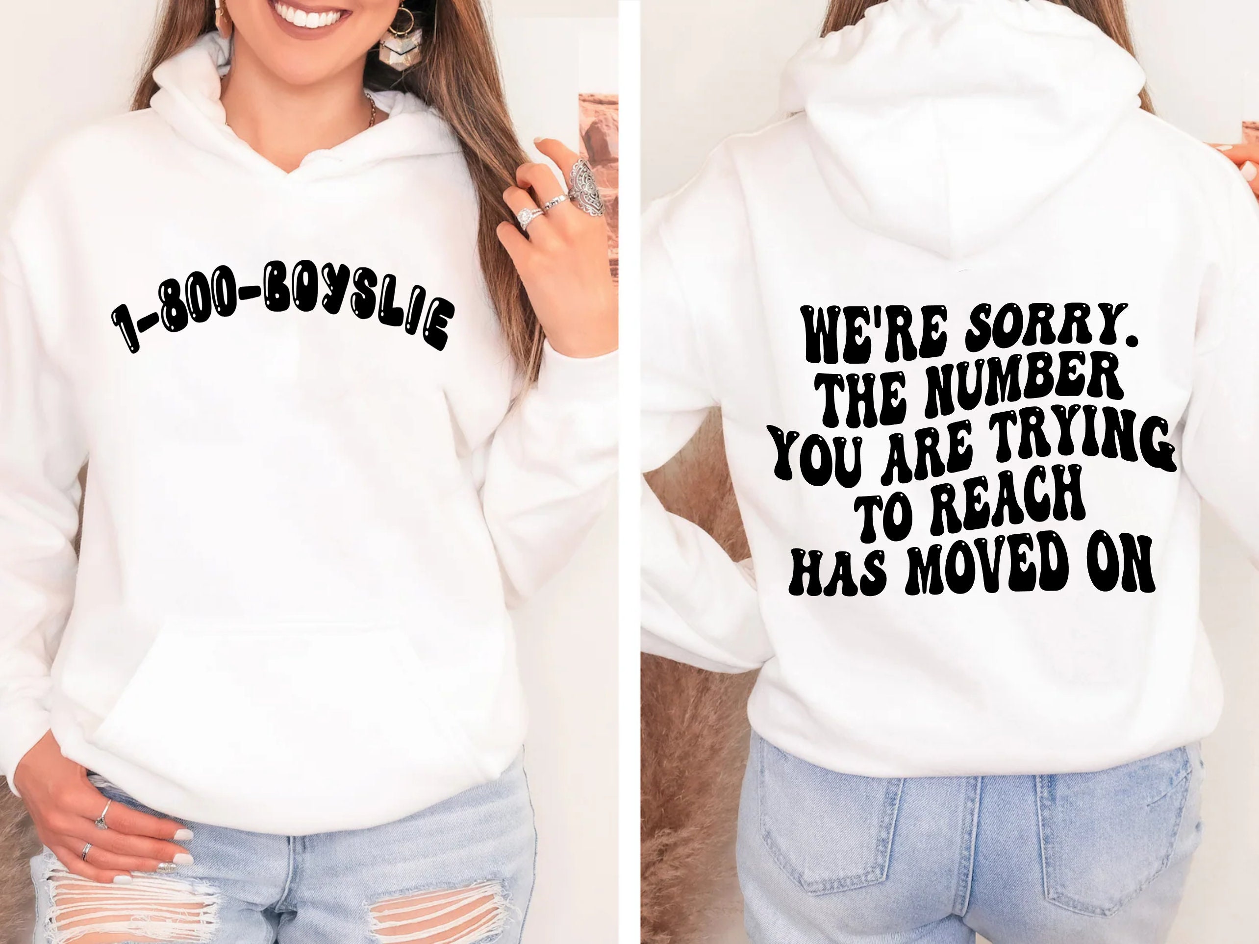 Funny Hoodie, 1-800-BOYS-LIE Hoodie, Sarcastic Hoodie sold by Gadisa ...