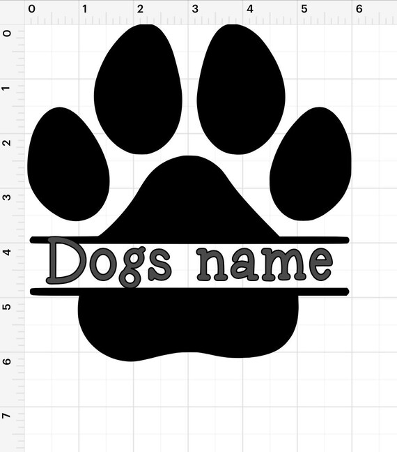 Custome Dog Vinyl Decal - Etsy