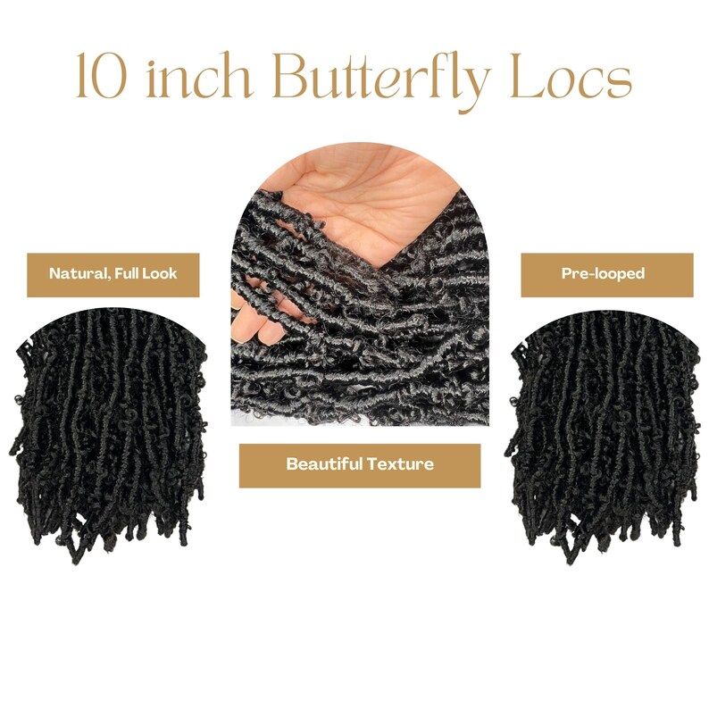 10 Inch Butterfly Locs - Etsy