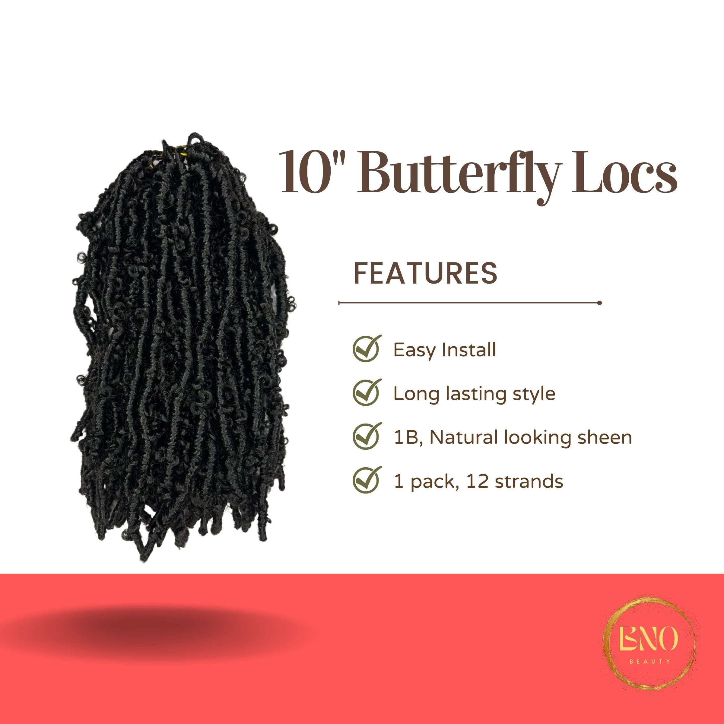 10 Inch Butterfly Locs - Etsy