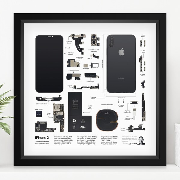 iPhone X Teardown Art - Etsy