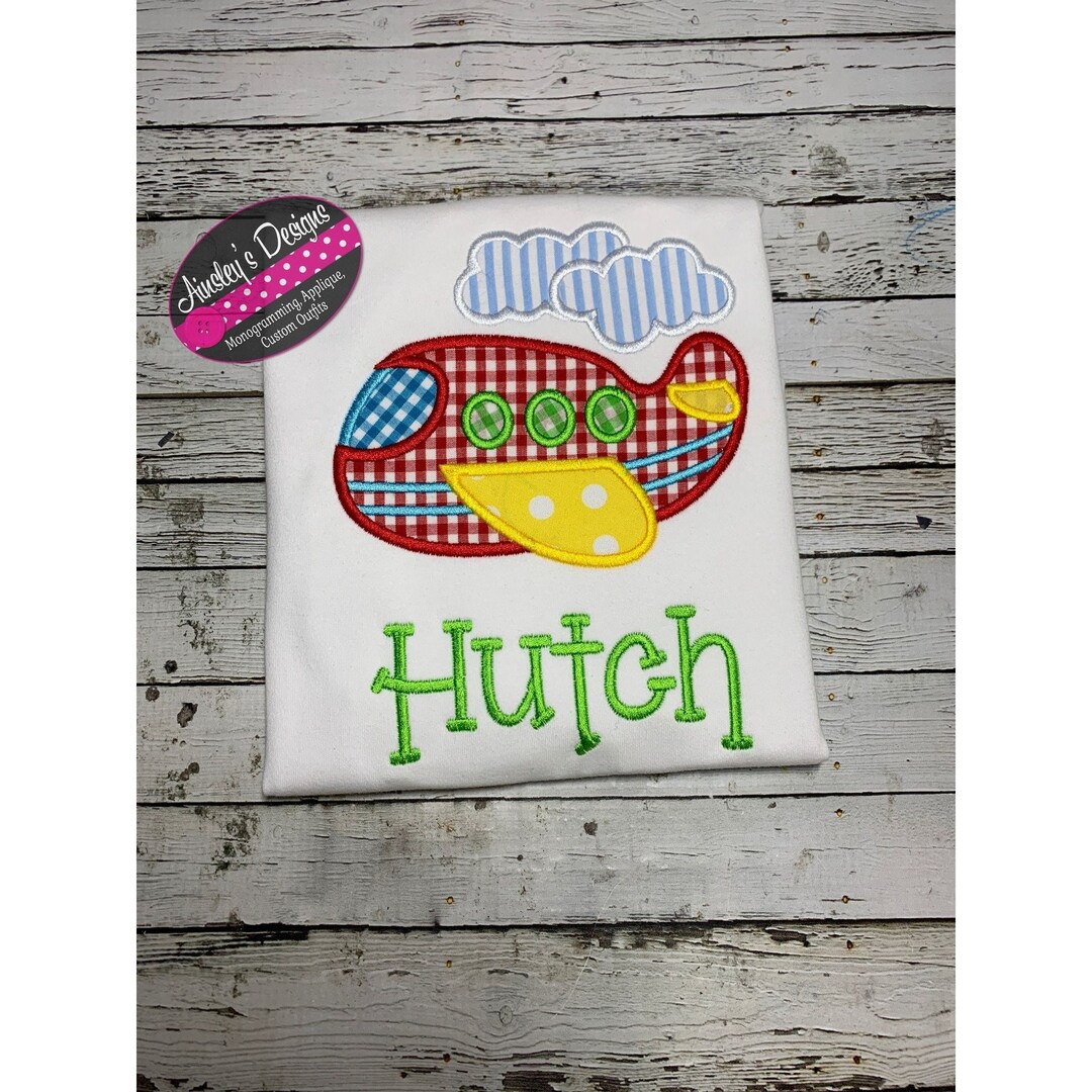 Cute Chunky Airplane Flying in Clouds Shirt or Bodysuit! Great Baby ...