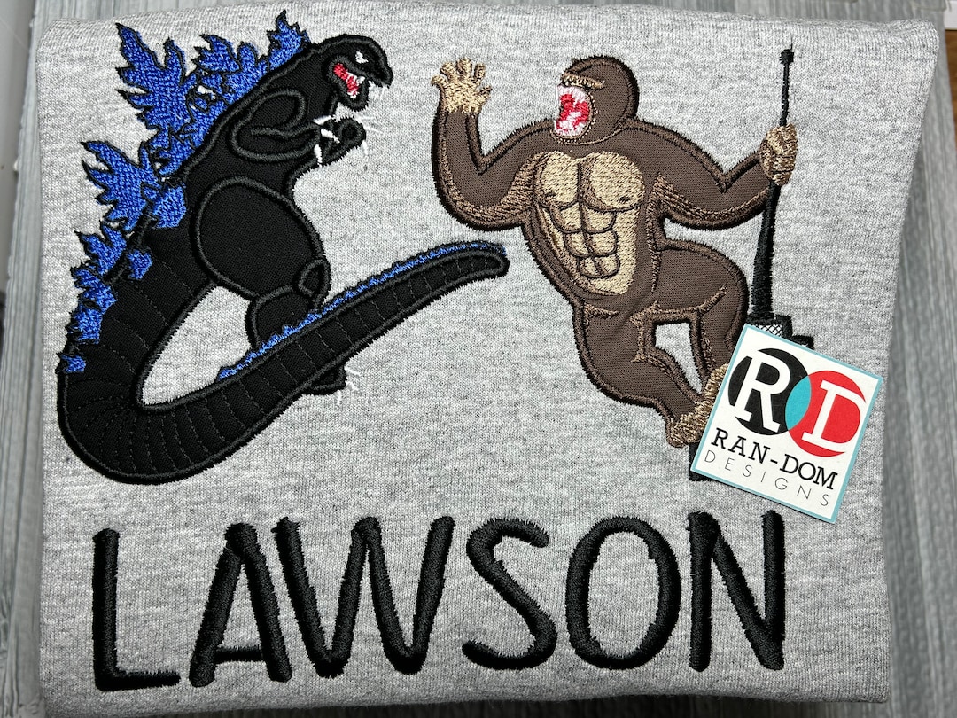 Big Lizard and Big Gorilla Monster Birthday Shirt Can Be Personalized ...