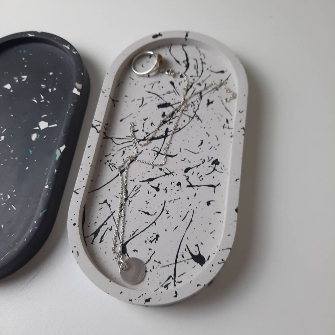 Paint Splash Oval Tray - Etsy
