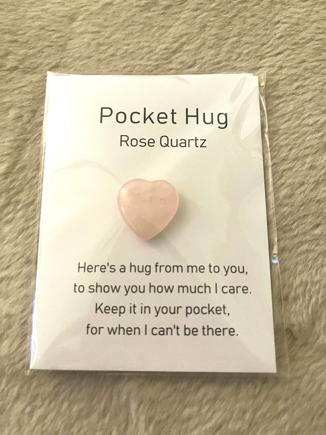 Pocket Hug Rose Quartz Gift, Gift Ideas, Sentimental Items, Gifts for ...