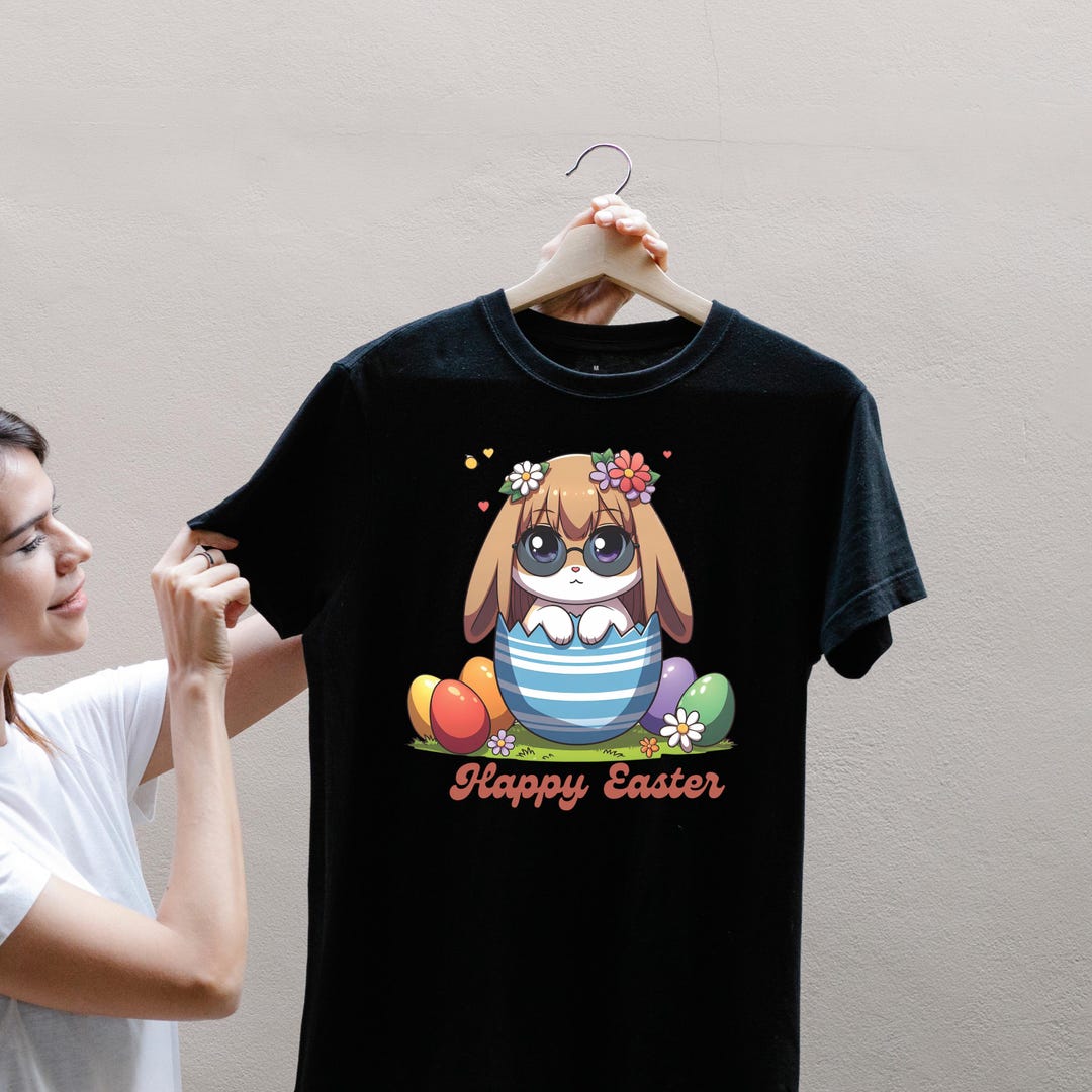 Anime Easter Bunny-anime Easter - Anime Bunny - Etsy