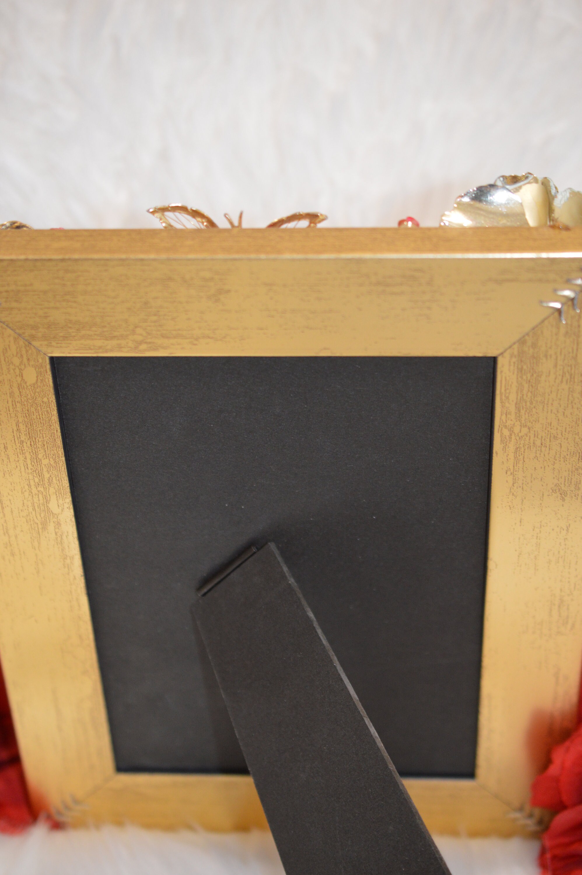 JEWELED JEWELRY DECORATED Rhinestone Embellished Art Picture Frame ...