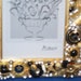 JEWELED JEWELRY DECORATED Rhinestone Embellished Art Picture Frame ...