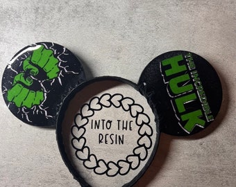 Hulk Minnie Ears - Etsy