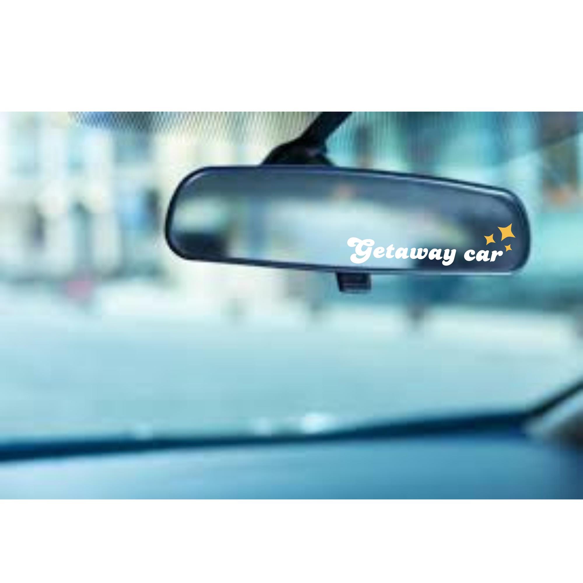Small Car Mirror Vinyl Decal - Etsy