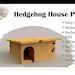 Woodworking Plans for a Hedgehog House | DIY Cozy Shelter for Hedgehogs ...