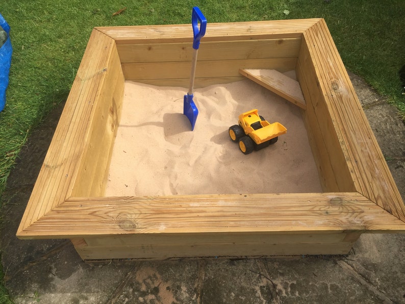 DIY Sandbox Woodworking Plans: Kids' Outdoor Play (PDF) - Etsy