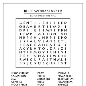 Christian Word Search Puzzle: Bible Scripture Activity (digital ...
