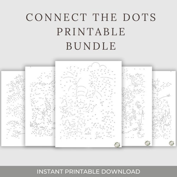 Digital Dot Coloring - Etsy UK