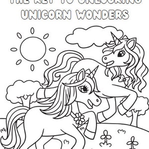 Unicorn Coloring Pages for Kids Kawaii Unicorn Coloring Pages Unicorn ...