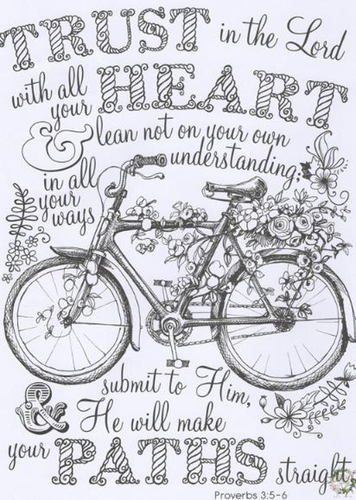 Bible Verse Coloring Pages: 57-page Christian Activity (digital ...