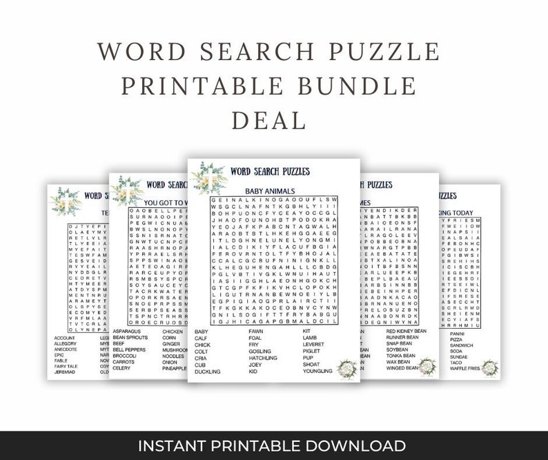Word Search Printables, Word Search Puzzles, Word Search Worksheets ...