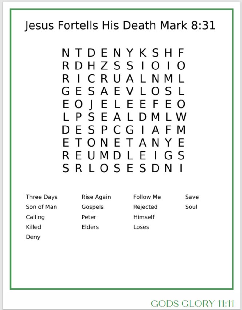 Christian Word Search Printable Bundle: Faith-based Activity (digital ...