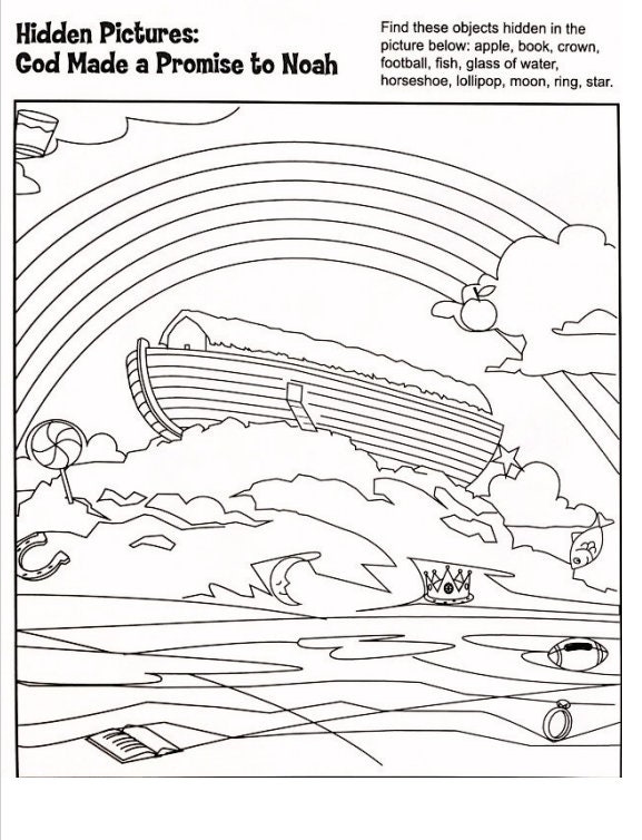 Christian Hidden Pictures: Bible Activity Worksheets (digital Download ...