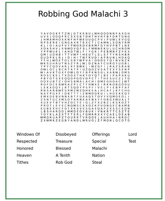 Christian Word Search, Faith-based Puzzles, Christian Activity, Faith ...
