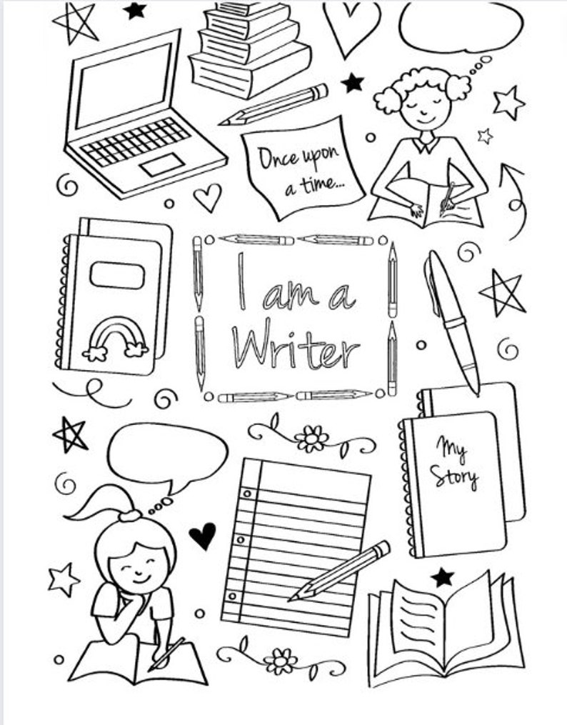 Inspirational Coloring Pages: 22-page Printable Activity (digital ...