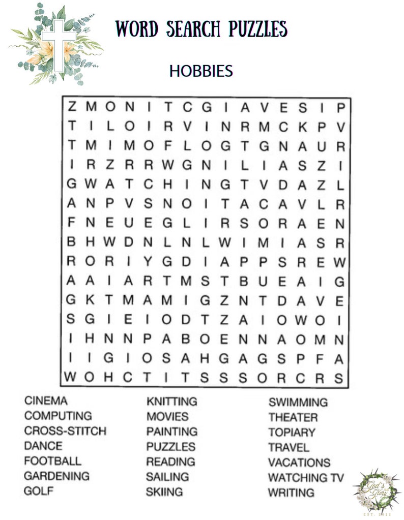 Word Search Printables, Word Search Puzzles, Word Search Worksheets ...