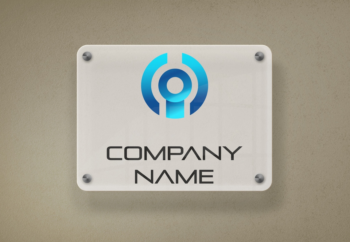 Custom Acrylic Business Logo Sign Custom Logo Business Sign - Etsy