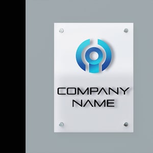 Custom Acrylic Business Logo Sign, Custom Logo, Business Sign, Acrylic ...