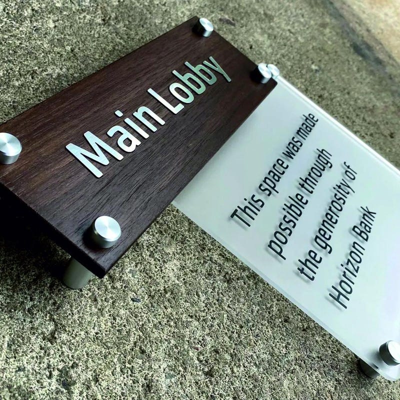 Hanging Office Sign - Etsy