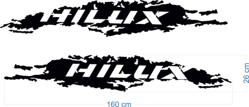 Toyota Hilux Car Stickers 2pieces luggage Sticker - Etsy
