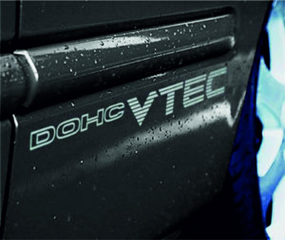 DOHC VTEC Decal Design Sleek Automotive Digital Artwork Sticker Digital ...