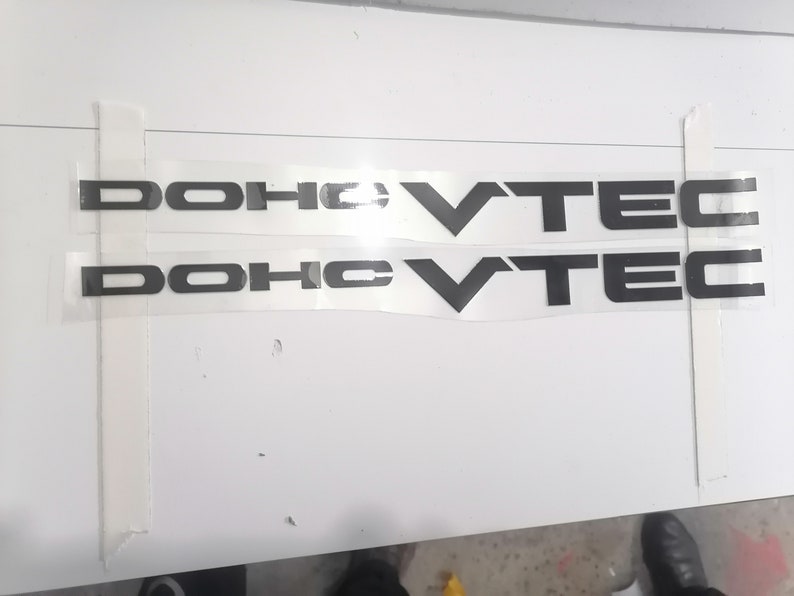 Custom Honda DOHC VTEC Logo Sticker Set 2 Pieces - Etsy